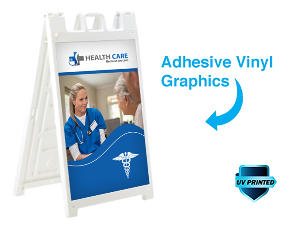 White Standard Signicade - B2 Displays