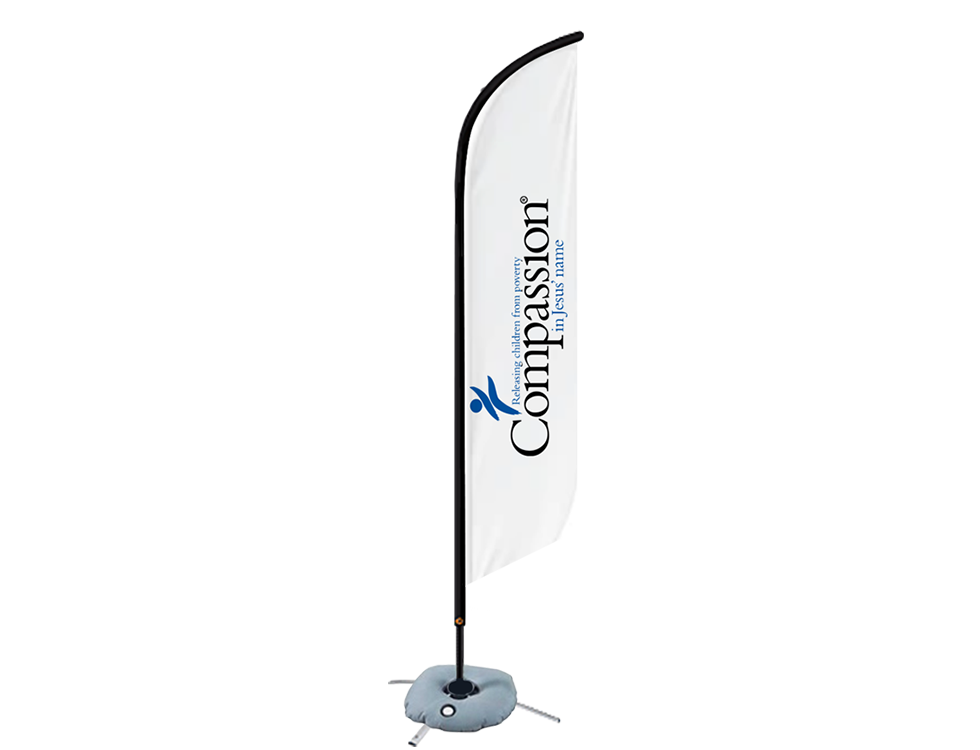 Compassion International Feather Flag Kit - B2 Displays