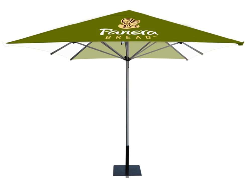 Panera Bread Custom Printed Restaurant Umbrella - B2 Displays