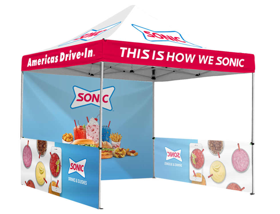 Sonic Drive-In Outdoor Event Promotional Package - B2 Displays
