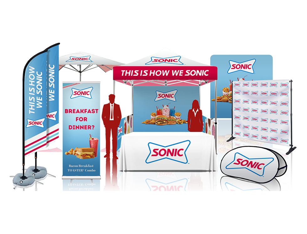 Sonic Drive-In Retail Promotional Package - B2 Displays