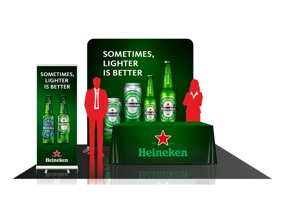 Heineken Indoor Event Promotional Package - B2 Displays