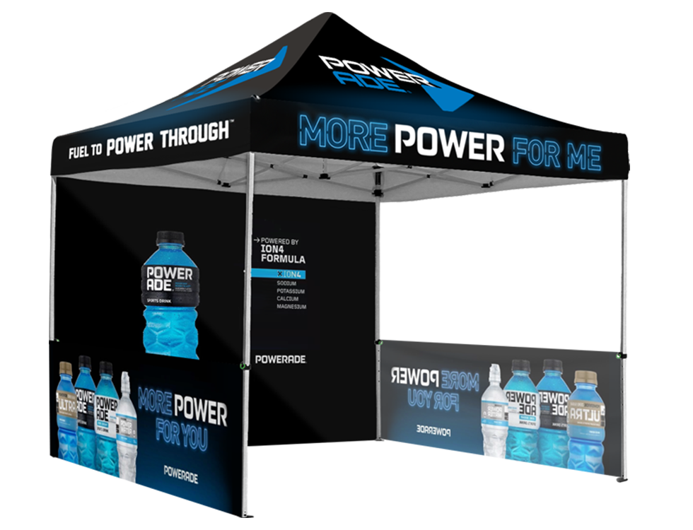 Powerade Outdoor Event Promotional Package - B2 Displays