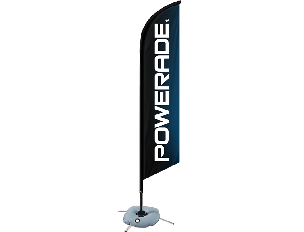 Powerade Feather Flag Kit - B2 Displays