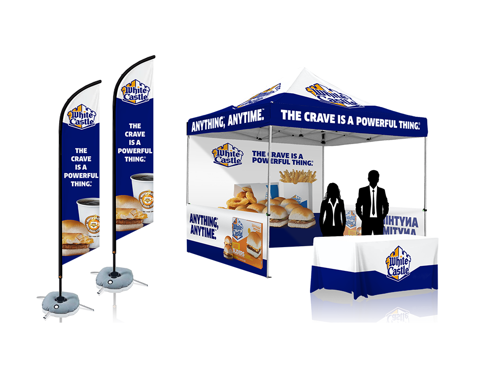 White Castle Outdoor Event Promotional Package - B2 Displays