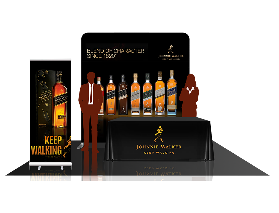 Johnnie Walker Indoor Event Promotional Package - B2 Displays