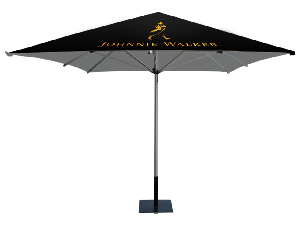 Johnnie Walker Cafe Promotional Umbrella - B2 Displays