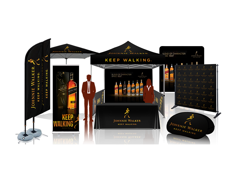Johnnie Walker Retail Promotional Package - B2 Displays