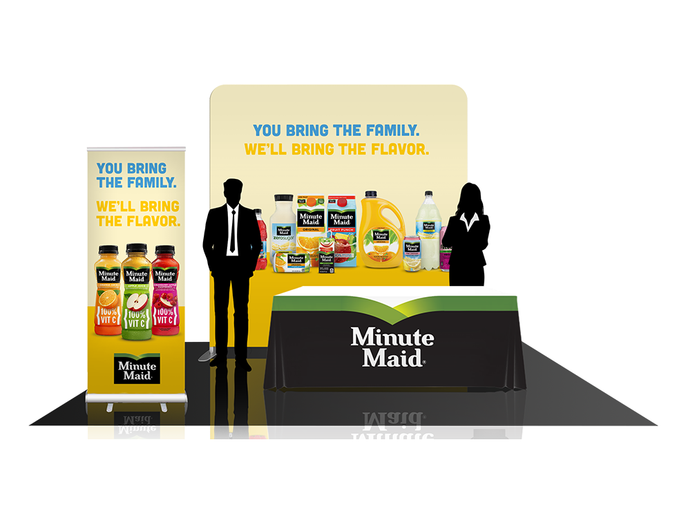 Minute Maid Indoor Event Promotional Package - B2 Displays